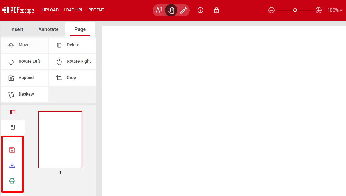 PDFescape Online Updated Interface – PDFescape